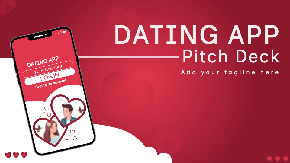 Dating App Pitch Deck for Google Slides and PowerPoint