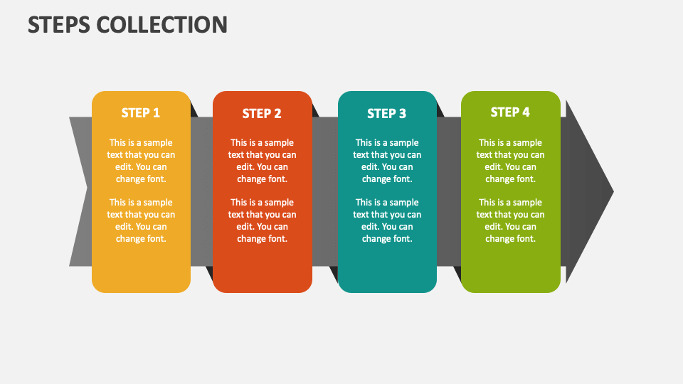 Steps Collection Template for PowerPoint and Google Slides - PPT Slides