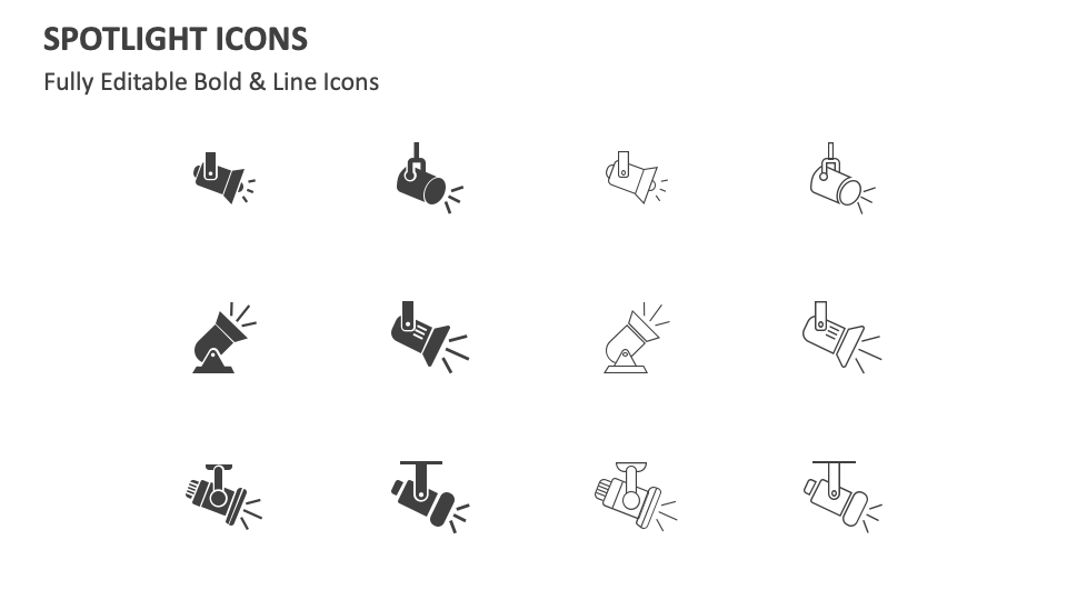 Spotlight Icons for Google Slides and PowerPoint