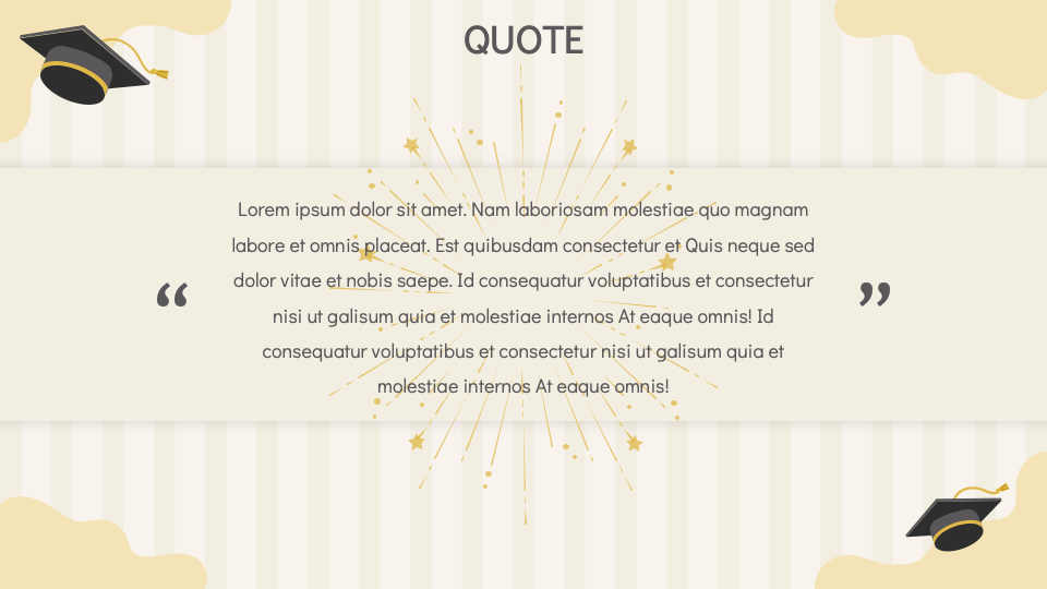 Free Graduation Presentation Theme for Google Slides and PowerPoint