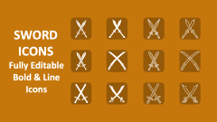 Sword Icons for PowerPoint and Google Slides - PPT Slides