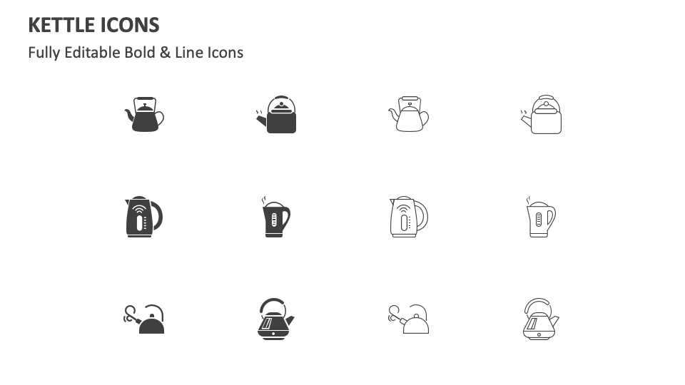 Kettle Icons for Google Slides and PowerPoint