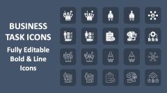 Business Task Icons for Google Slides and PowerPoint