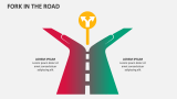 Fork in the Road PowerPoint and Google Slides Template - PPT Slides