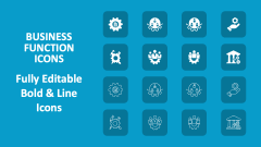 Business Function Icons for Google Slides and PowerPoint