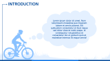 Free Cycling Presentation Theme for Google Slides and PowerPoint