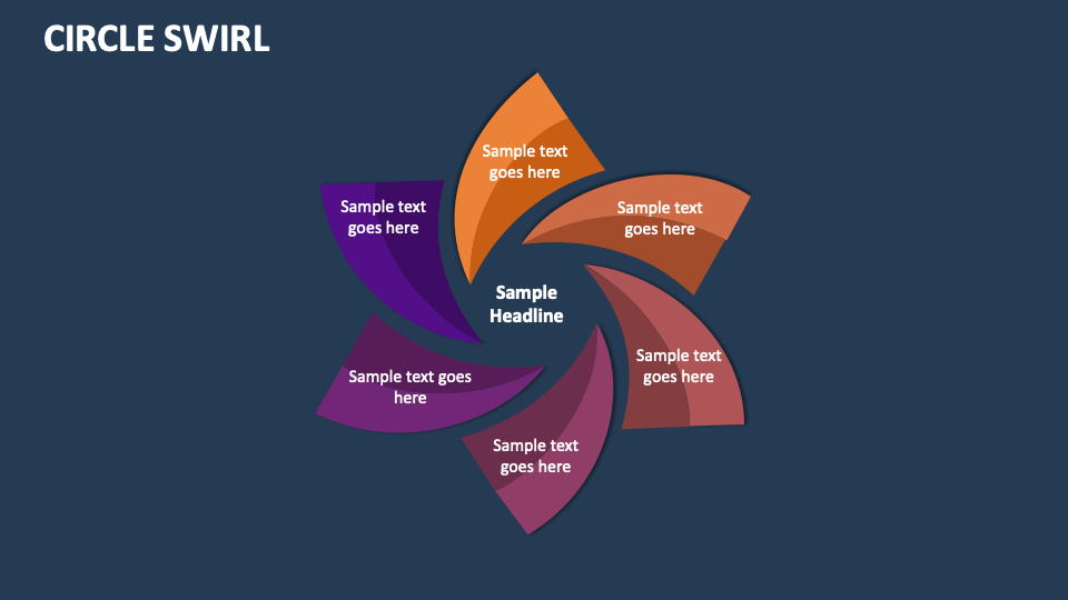 Circle Swirl PowerPoint and Google Slides Template - PPT Slides