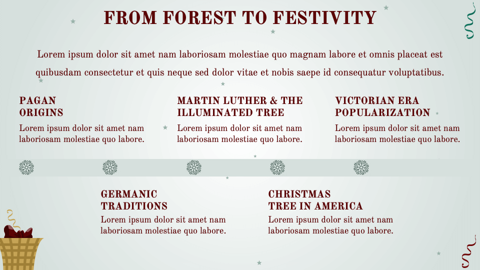 Free - Christmas Tree Presentation Template for Google Slides and ...