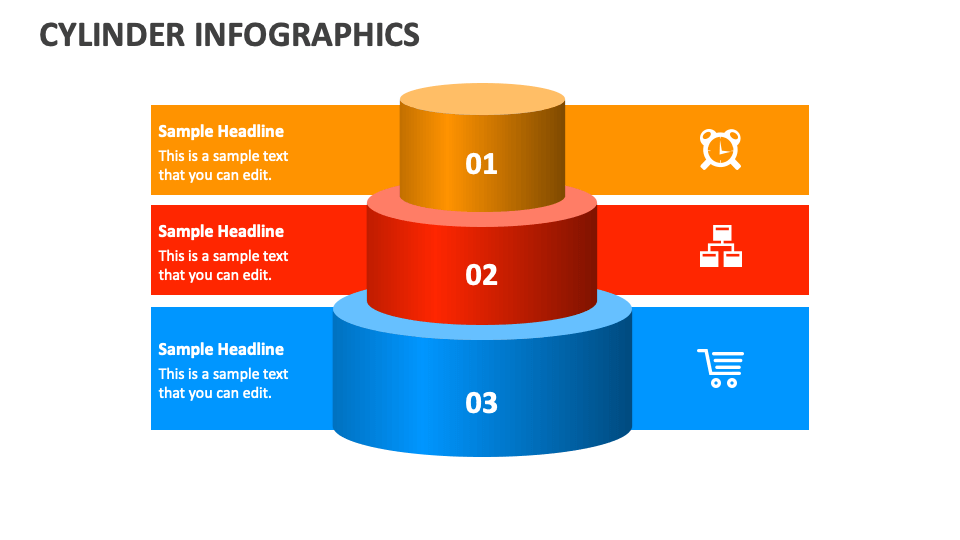 Cylinder Infographics PowerPoint and Google Slides Template - PPT Slides