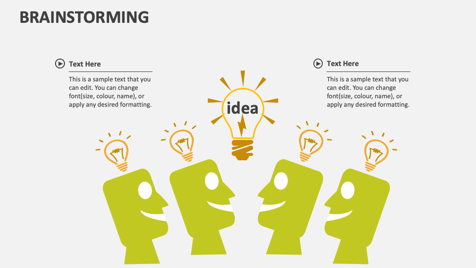 Brainstorming Template for PowerPoint and Google Slides - PPT Slides