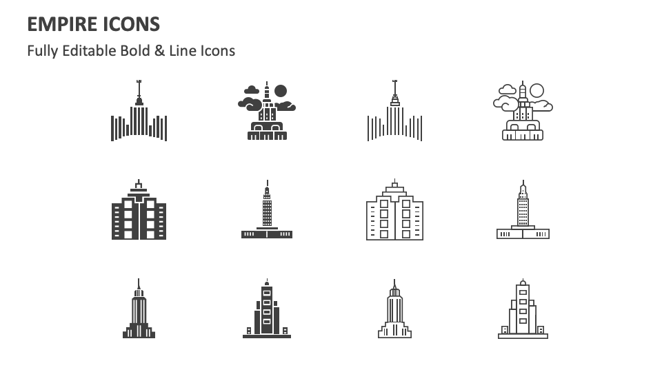 Empire Icons for PowerPoint and Google Slides - PPT Slides