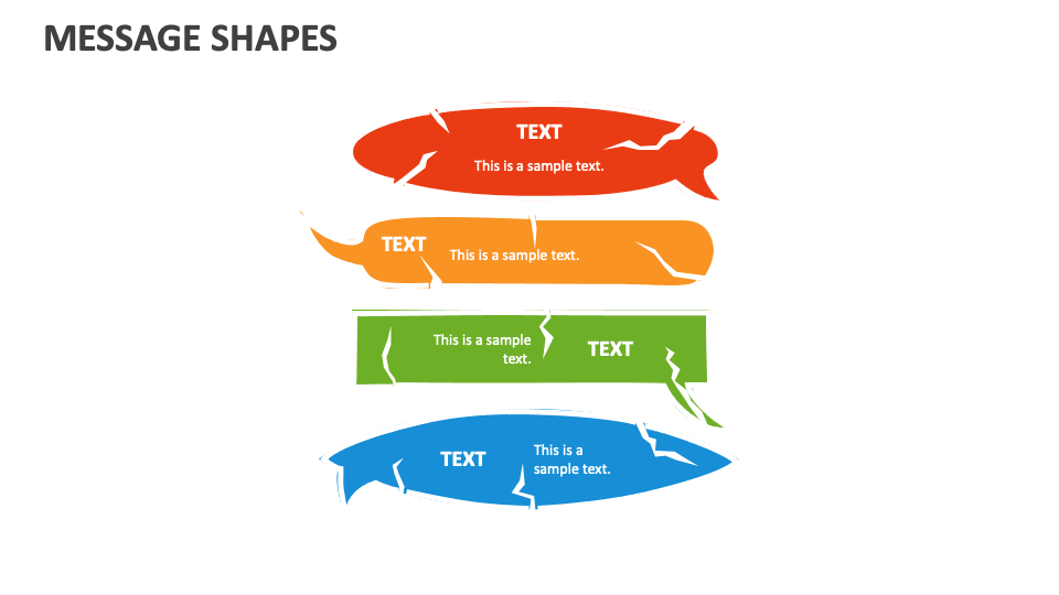 Message Shapes Template for PowerPoint and Google Slides - PPT Slides