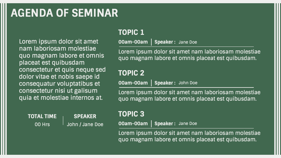 Free University Seminar Presentation Template for Google Slides and ...