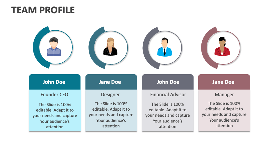 Team Profile Template for PowerPoint and Google Slides - PPT Slides