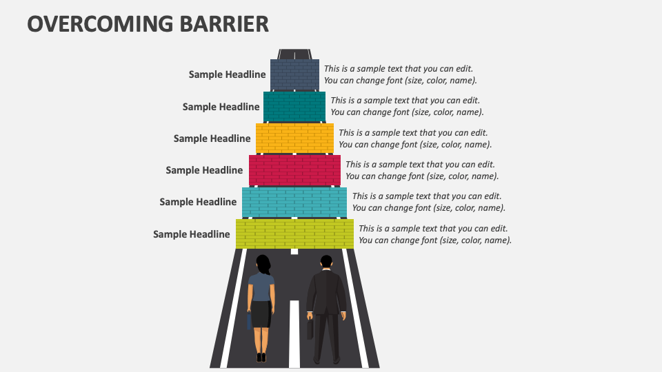 Overcoming Barrier PowerPoint and Google Slides Template - PPT Slides