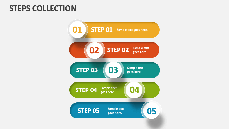 Steps Collection Template for PowerPoint and Google Slides - PPT Slides