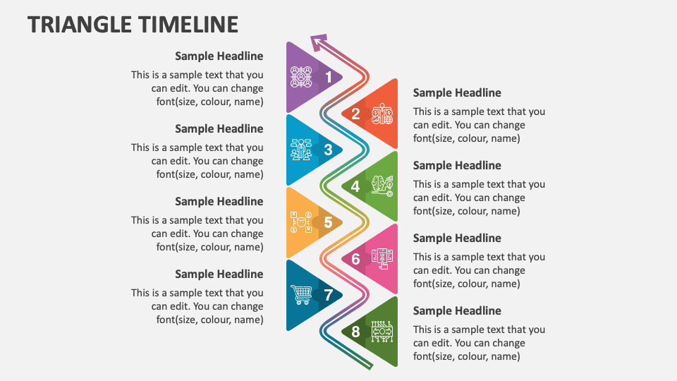 Triangle Timeline PowerPoint and Google Slides Template - PPT Slides