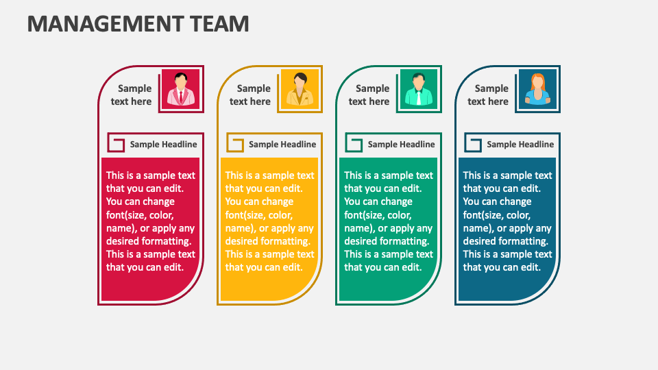 Management Team PowerPoint and Google Slides Template - PPT Slides