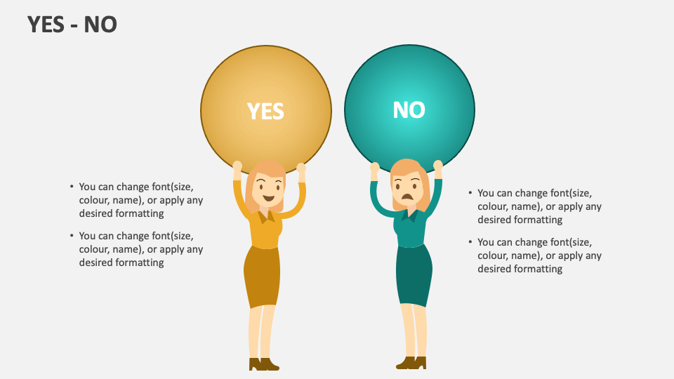 Yes or No PowerPoint and Google Slides Template - PPT Slides