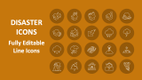 Disaster Icons for Google Slides and PowerPoint