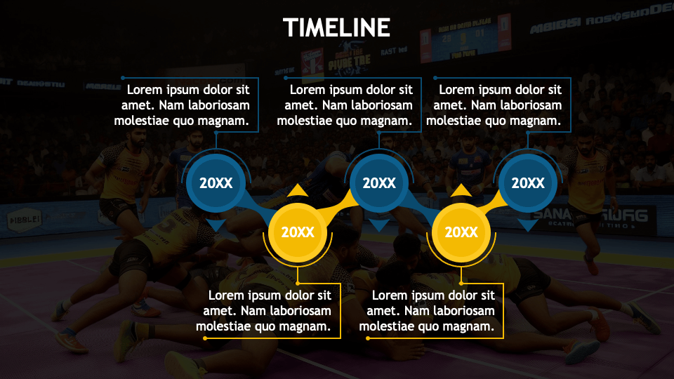 Free Kabaddi Presentation Theme for Google Slides and PowerPoint