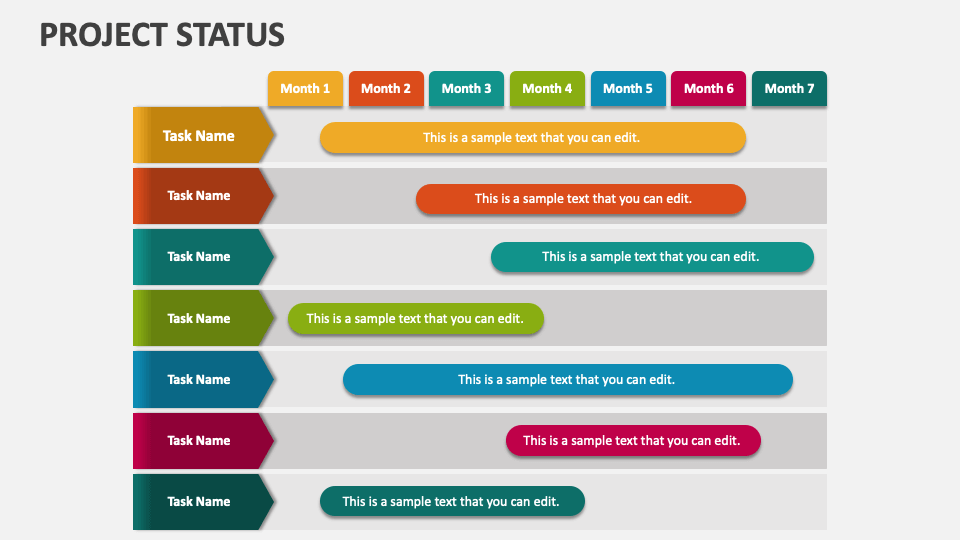 Project Status Template for PowerPoint and Google Slides - PPT Slides