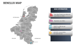 Benelux Map for Google Slides and PowerPoint - PPT Slides
