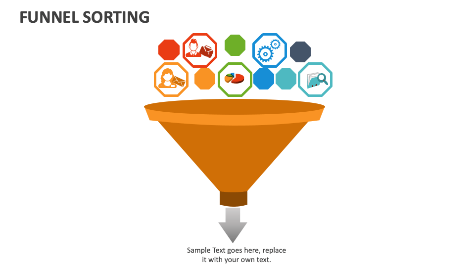 Funnel Sorting Template for PowerPoint and Google Slides - PPT Slides