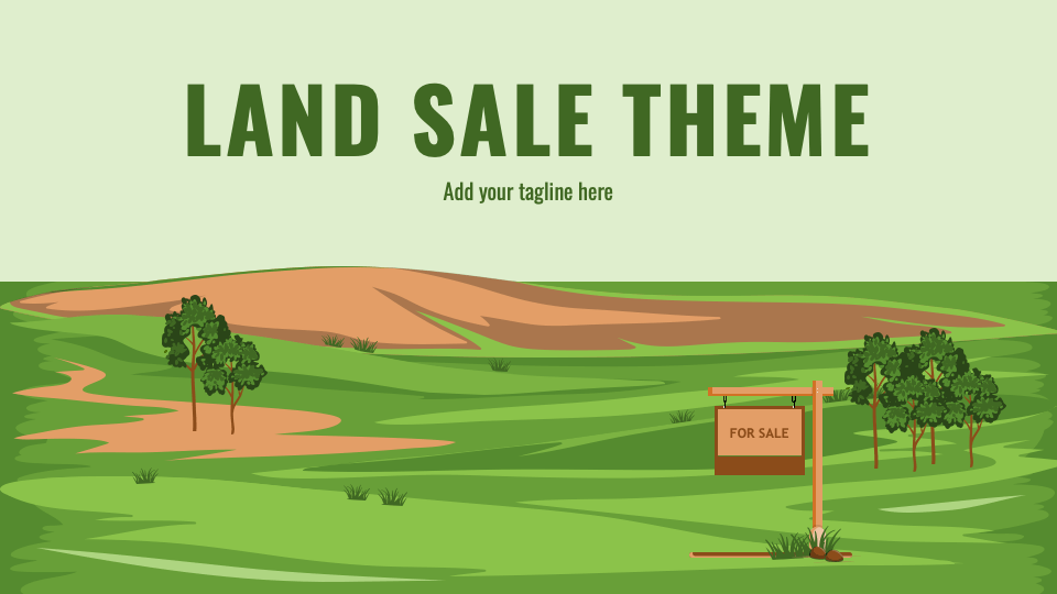 Land Sale Theme for PowerPoint and Google Slides - PPT Slides