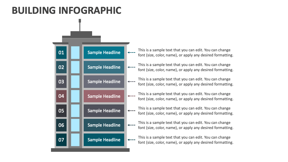 Building Infographic PowerPoint and Google Slides Template - PPT Slides