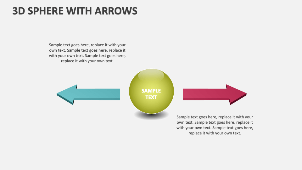 3D Sphere with Arrows Template for PowerPoint and Google Slides - PPT ...