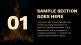 Free Fire Background Theme for Google Slides and PowerPoint