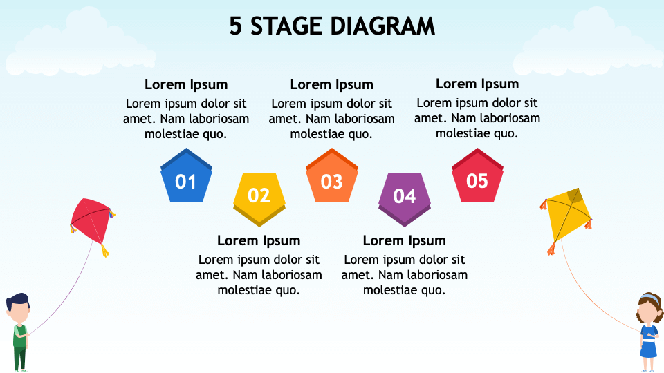 Free Kite Presentation Theme for Google Slides and PowerPoint