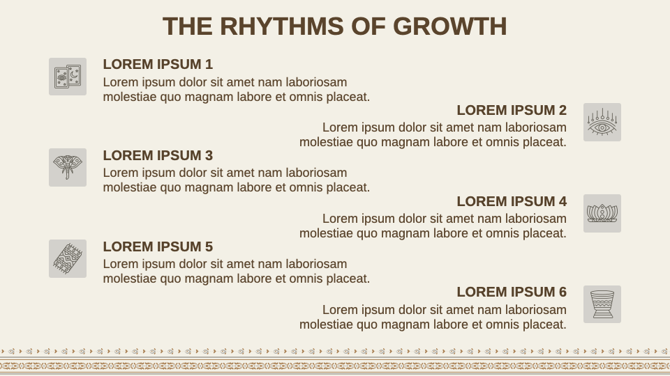 Free - Tribal Pattern Presentation Theme for Google Slides and ...