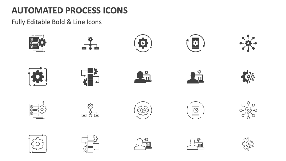 Automated Process Icons for Google Slides and PowerPoint