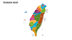 Taiwan Map for Google Slides and PowerPoint - PPT Slides