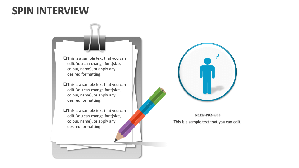 SPIN Interview Template for PowerPoint and Google Slides - PPT Slides
