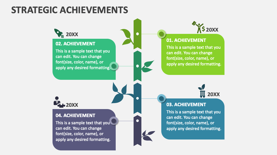 Strategic Achievements PowerPoint and Google Slides Template - PPT Slides
