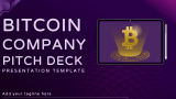Bitcoin Company Pitch Deck for Google Slides and PowerPoint - PPT Slides