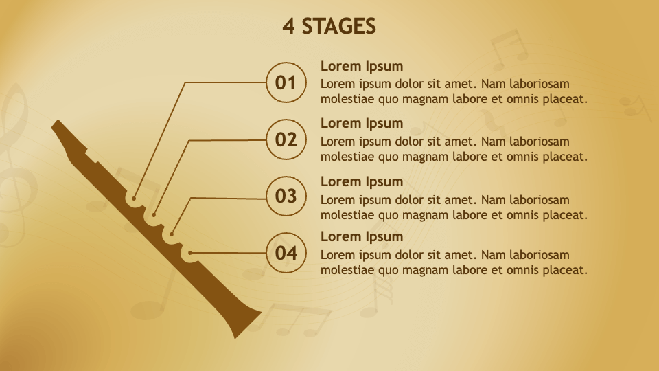 Free Flute Theme for PowerPoint and Google Slides - PPT Slides