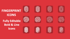 Fingerprint Icons for Google Slides and PowerPoint
