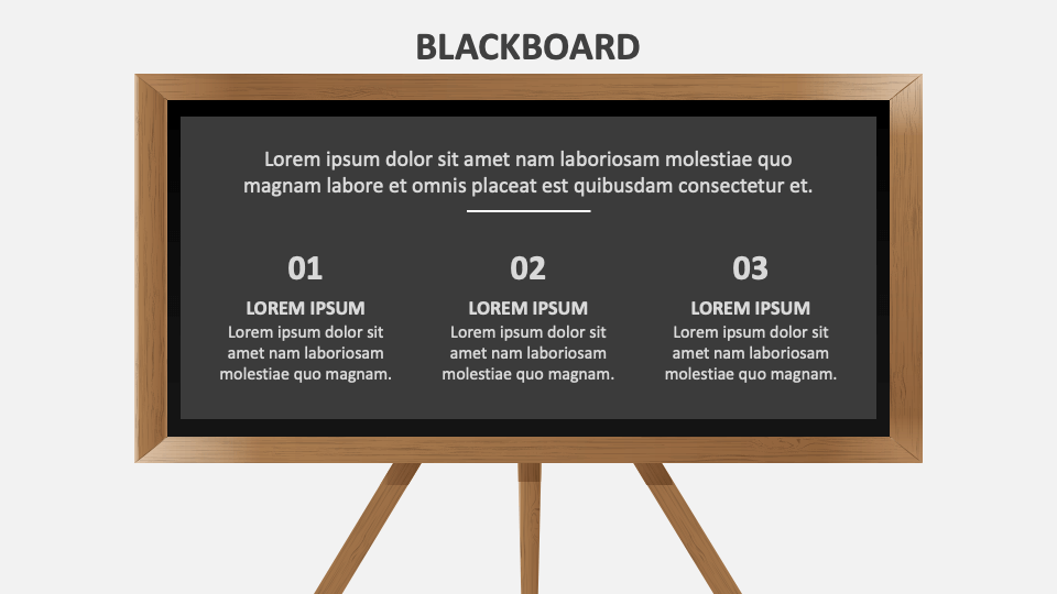 Blackboard Template for PowerPoint and Google Slides - PPT Slides