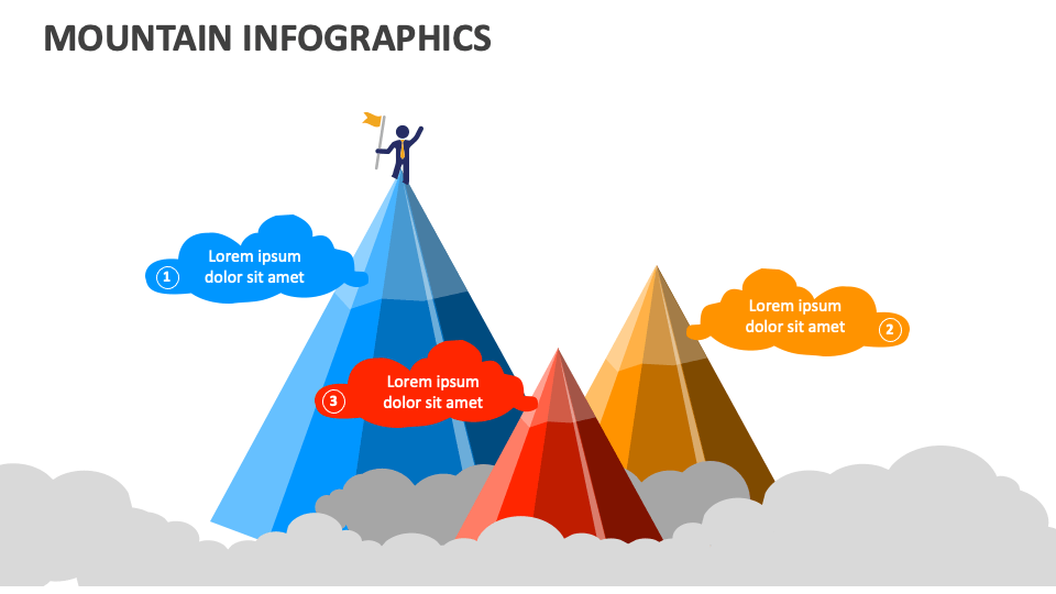 Mountain Infographics Template for PowerPoint and Google Slides - PPT ...