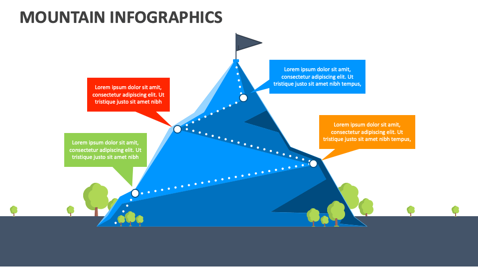 Mountain Infographics Template for PowerPoint and Google Slides - PPT ...