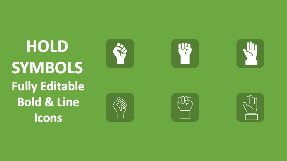 Hold Symbols for Google Slides and PowerPoint