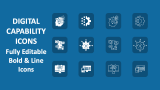 Digital Capability Icons for Google Slides and PowerPoint