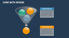 Cone with Sphere Template for PowerPoint and Google Slides - PPT Slides