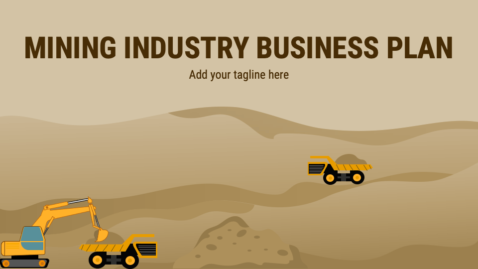Mining Industry Business Plan PowerPoint and Google Slides Template - PPT Slides