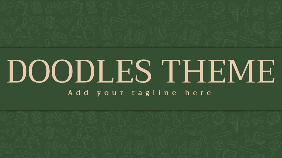 Free Doodles Presentation Theme for Google Slides and PowerPoint