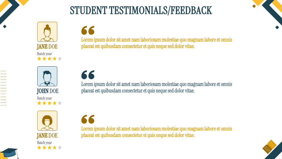 Free Modern University Theme for Google Slides and PowerPoint